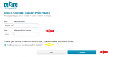 Register a GED.com Profile